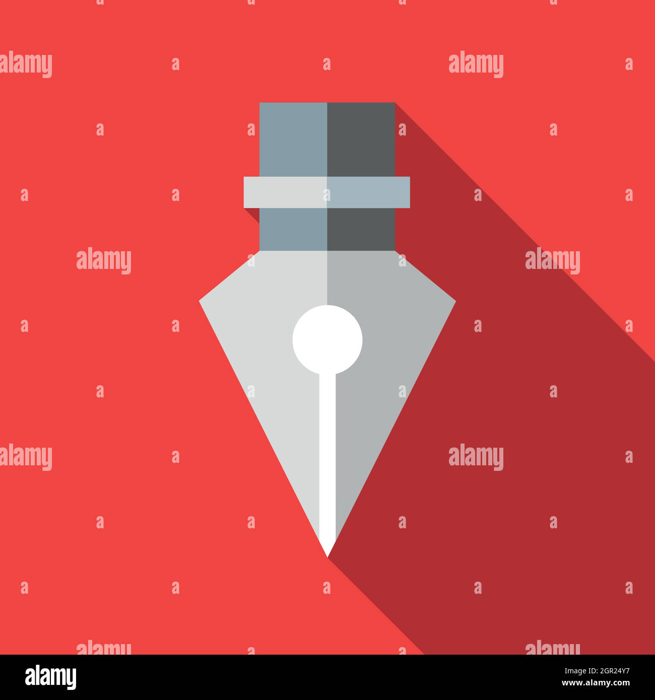 Vintage fountain pen in Stock Vector Images - Alamy