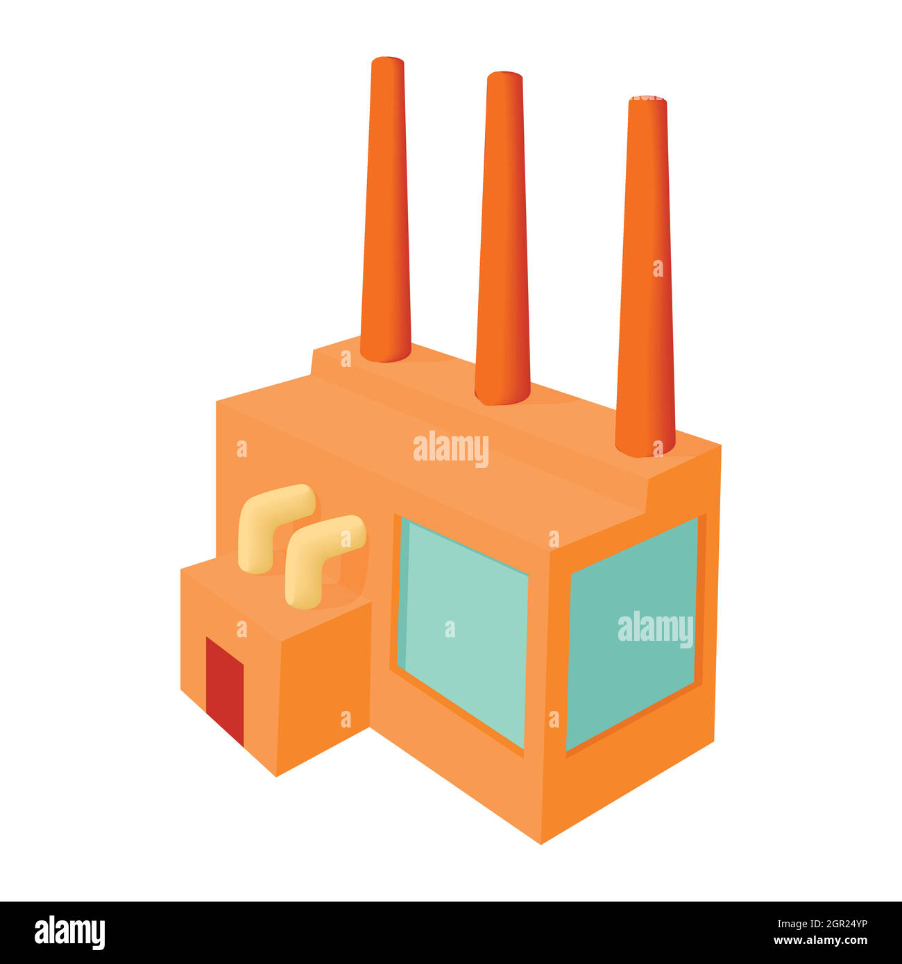 Chemical plant icon, cartoon style Stock Vector Image & Art - Alamy