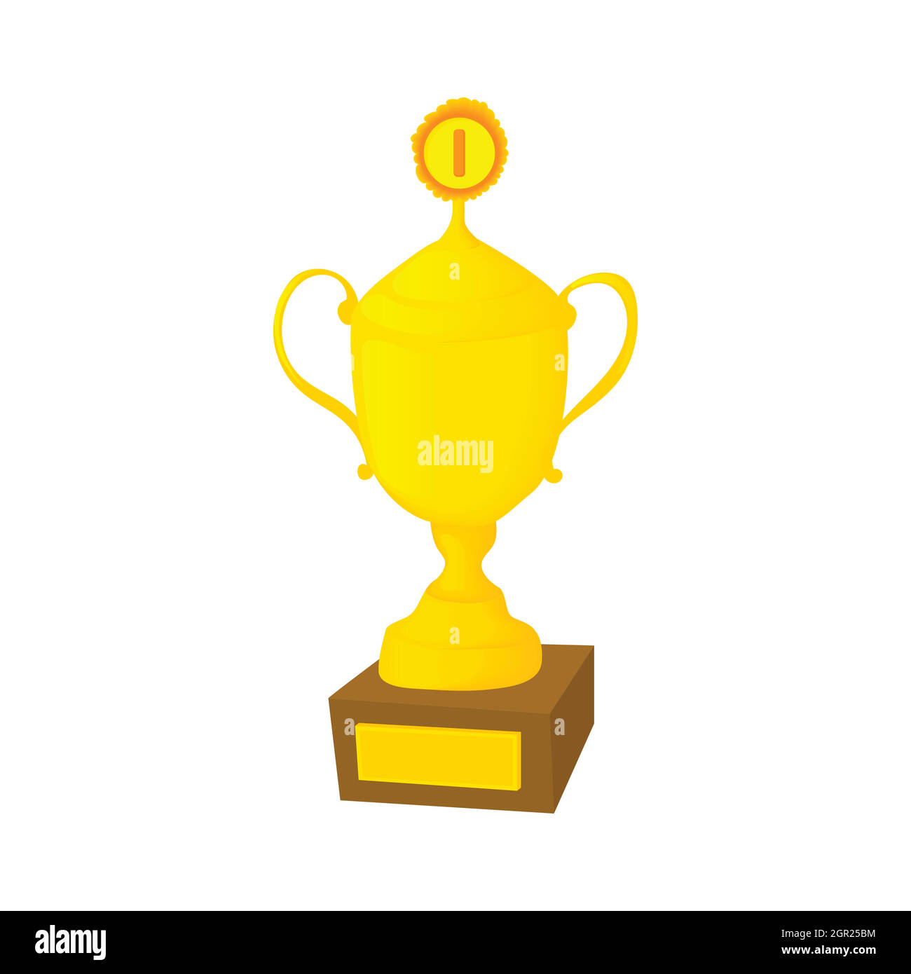 Golden cup icon, cartoon style Stock Vector Image & Art - Alamy