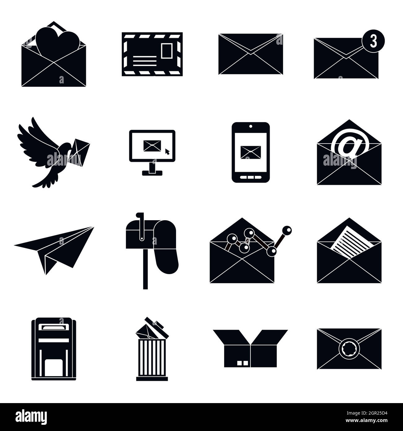 Mailing address Stock Vector Images - Alamy