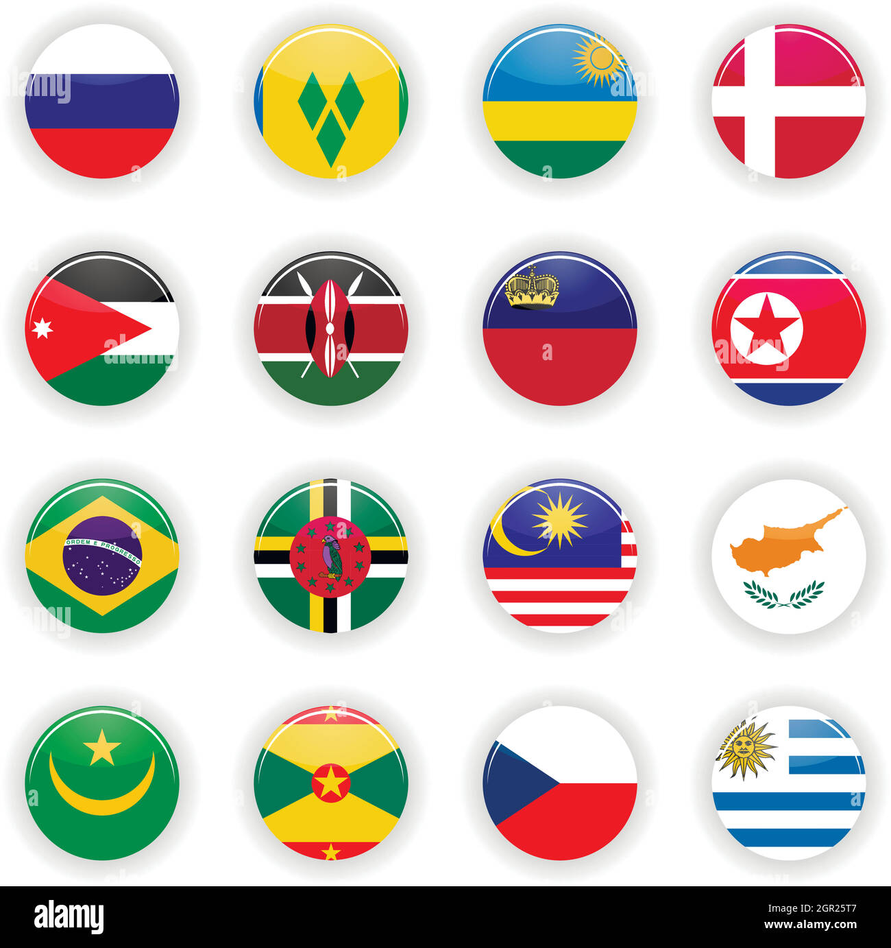 Flags set of the world Stock Vector Image & Art - Alamy