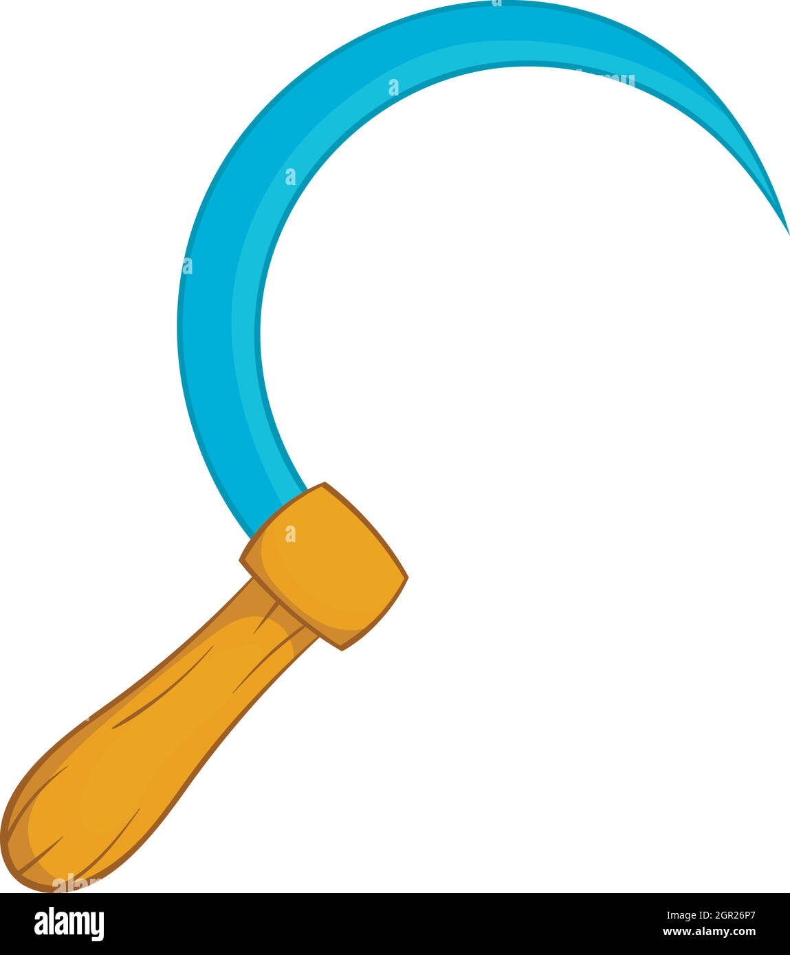 Farmer icon in cartoon Stock Vector Images - Alamy