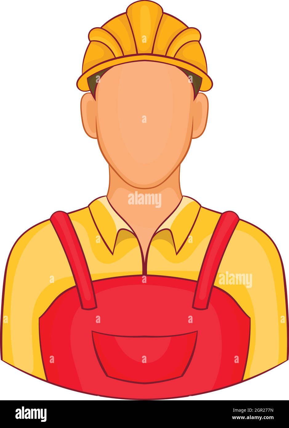 Cartoon builder man hi-res stock photography and images - Alamy