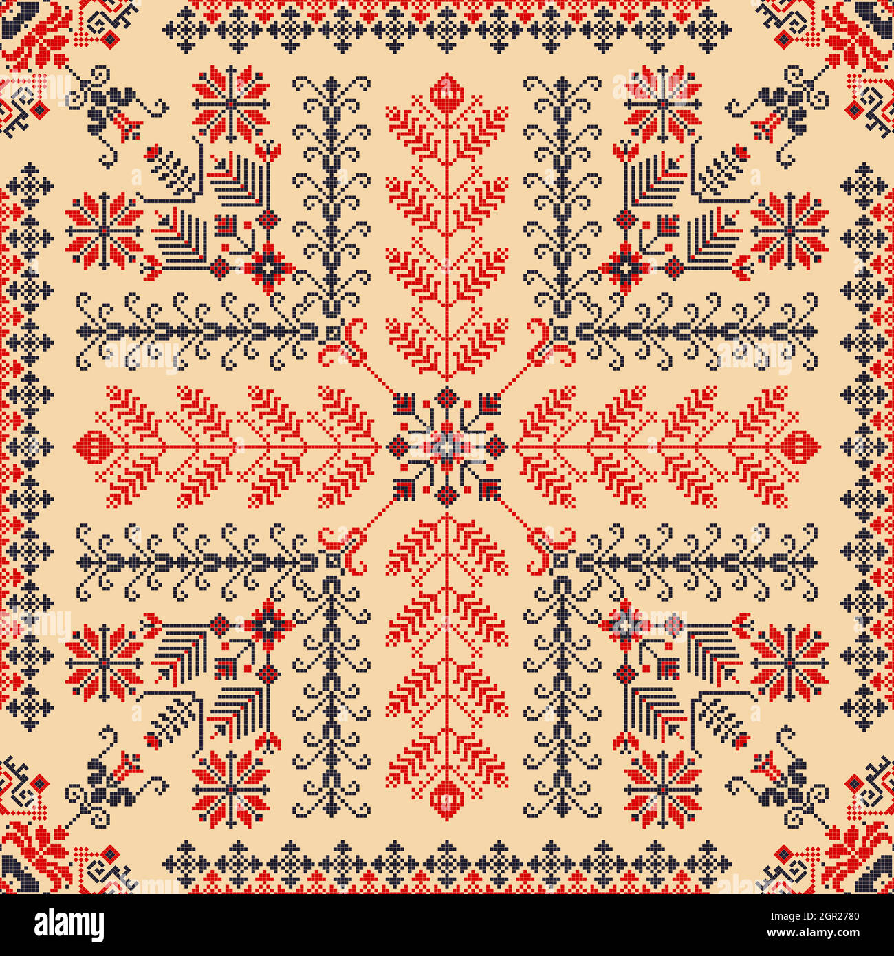 Romanian traditional pattern 225 Stock Vector Image & Art - Alamy