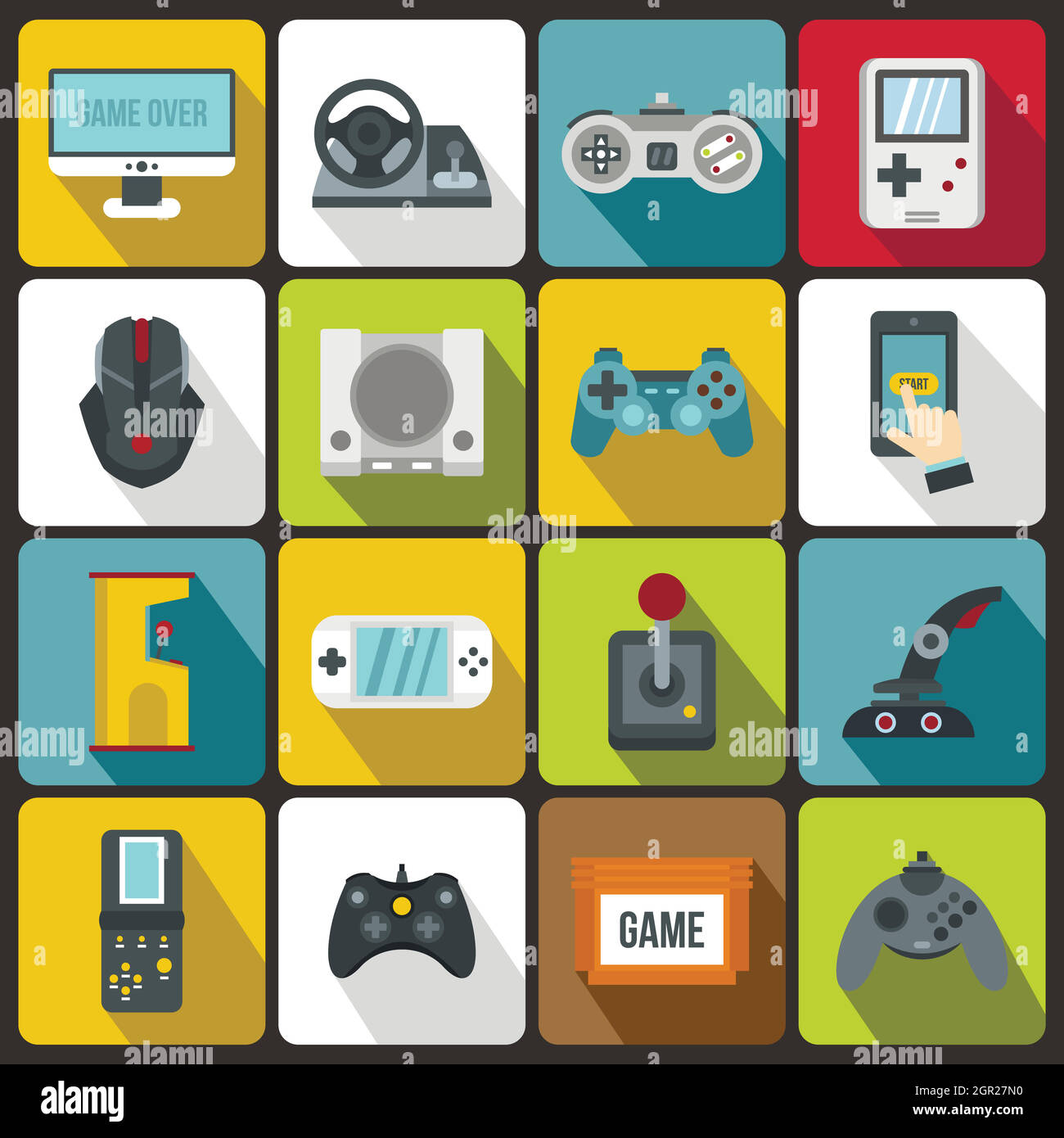 Video game icons hi-res stock photography and images - Alamy