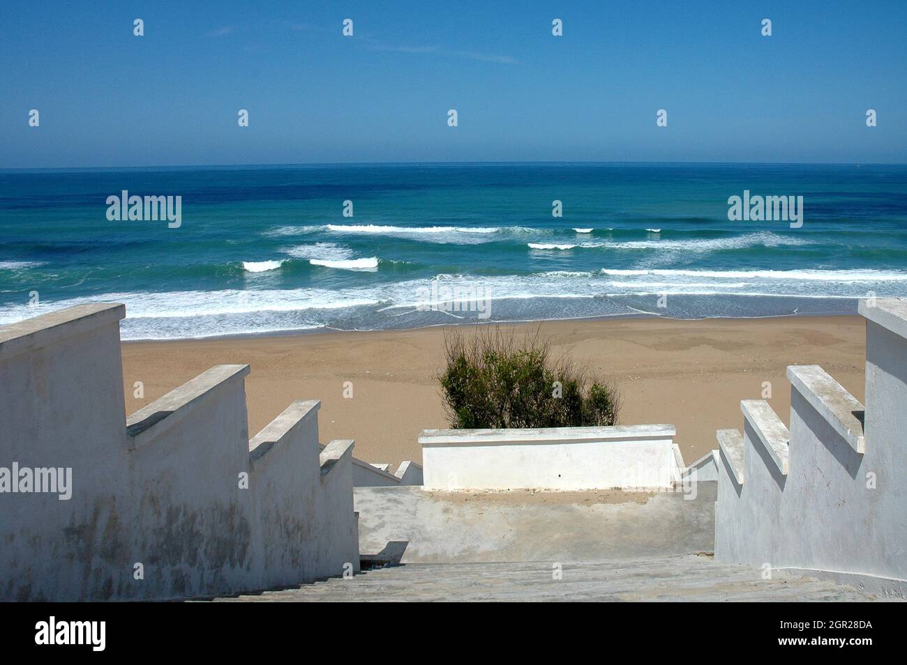 The blue lagoon of Moulay Bousselham in Morocco Stock Photo - Alamy