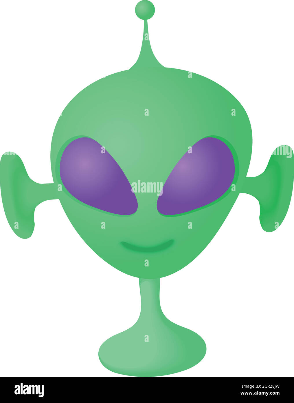 Alien cartoon Stock Vector Images - Alamy