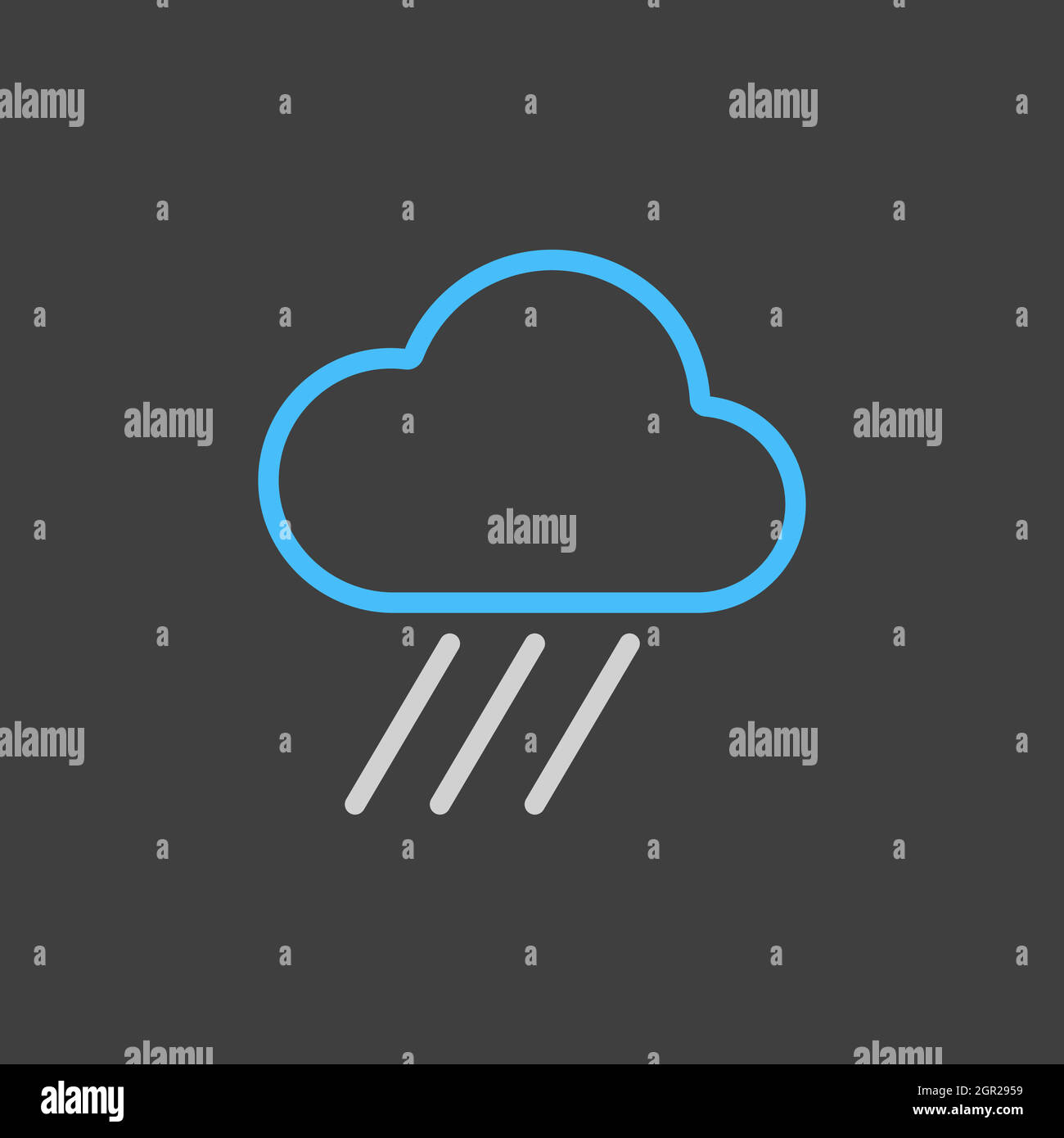 Raincloud vector hi-res stock photography and images - Alamy