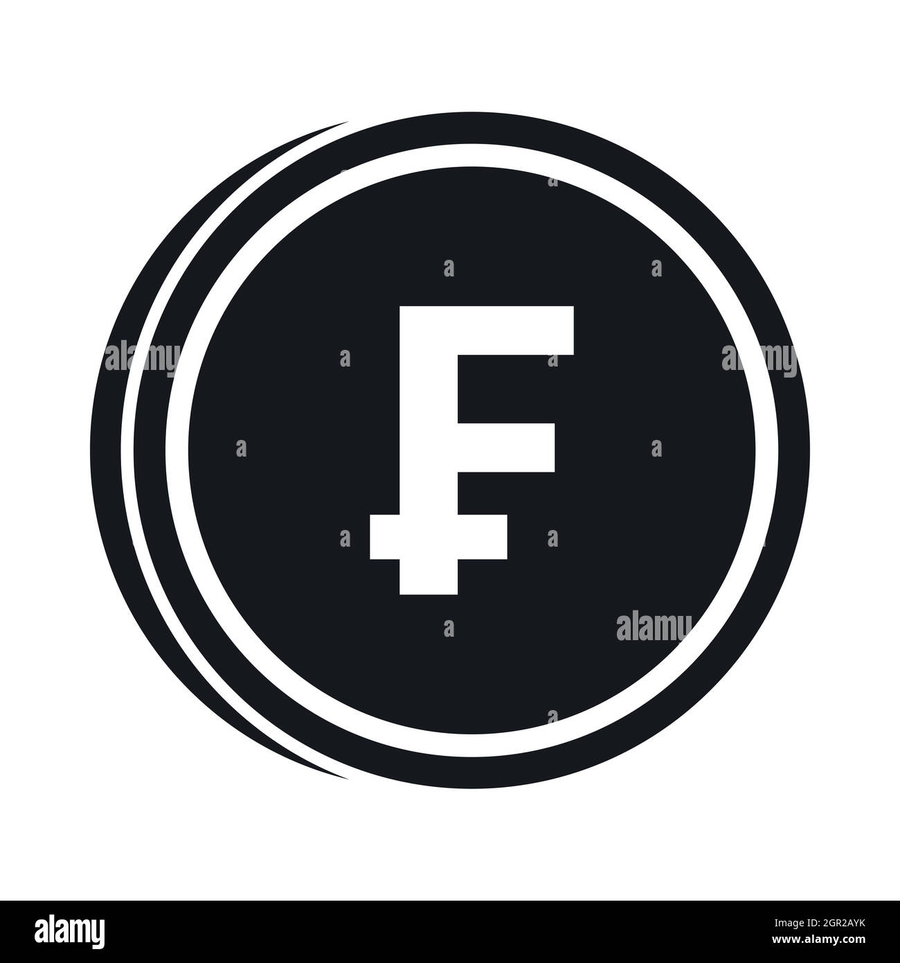 The Swiss Franc Currency Symbol Royalty Free SVG, Cliparts, Vectors ...