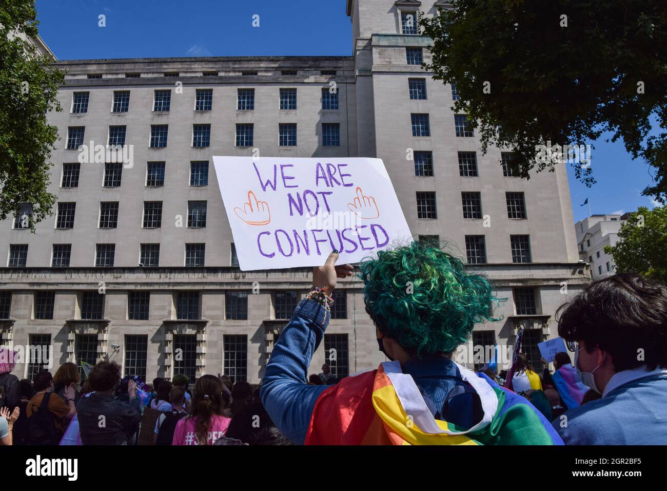 Lgbtq flag parliament hi-res stock photography and images - Alamy