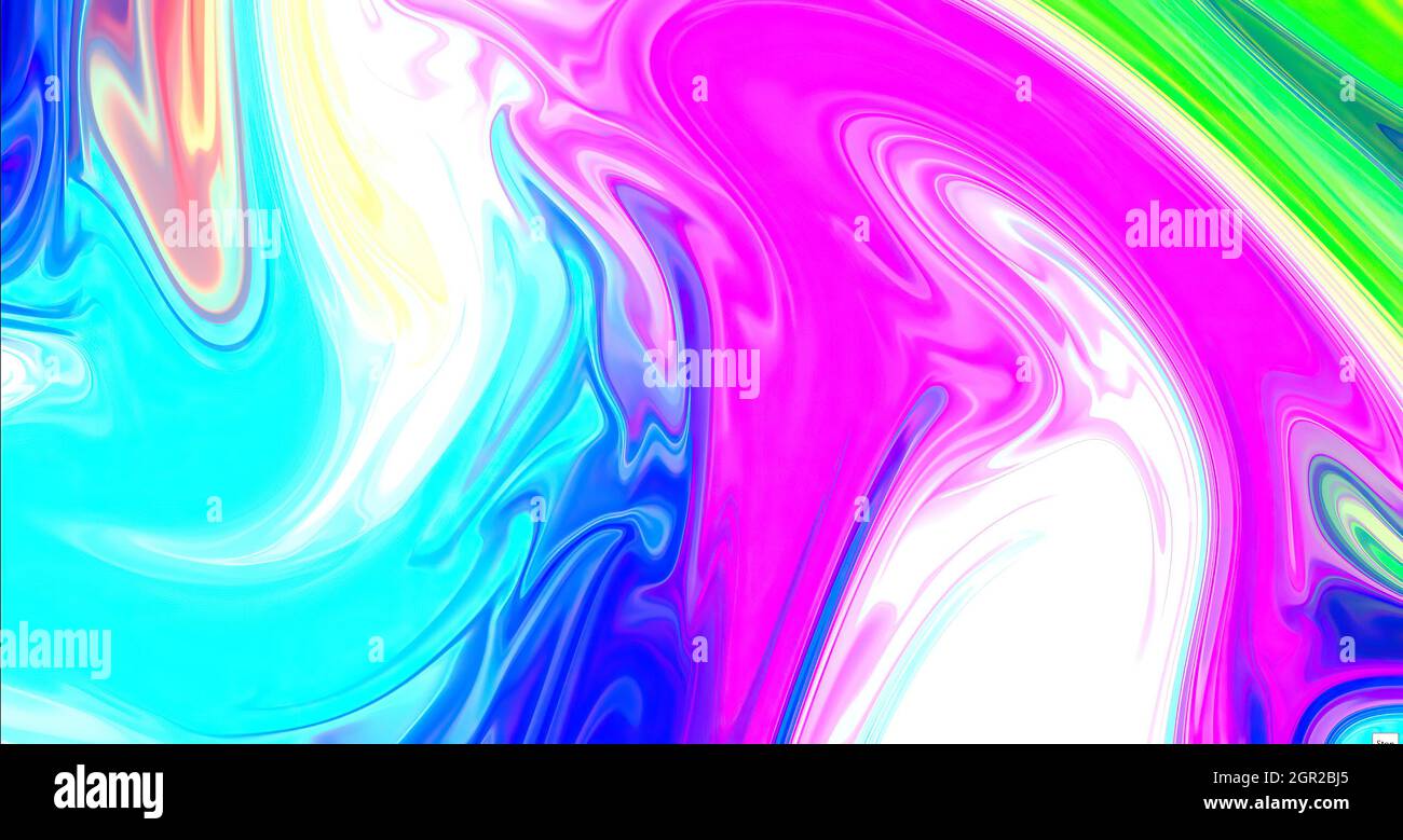 Colorful paint mix with gradient vivid colors Stock Photo - Alamy