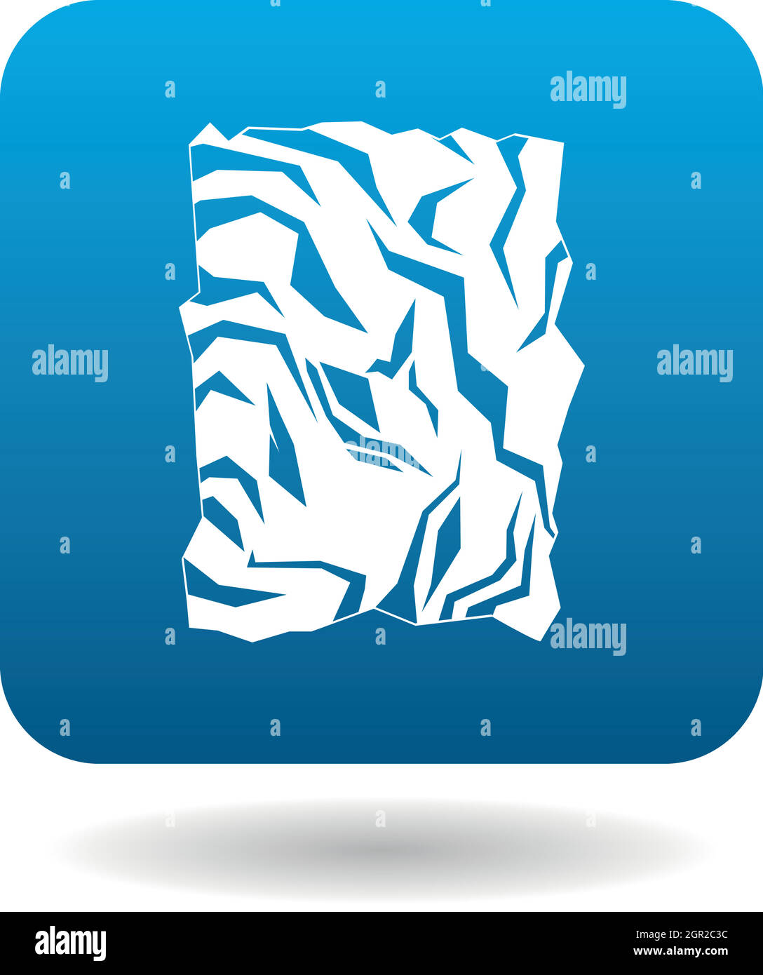 White square paper sticker Stock Vector Images - Alamy