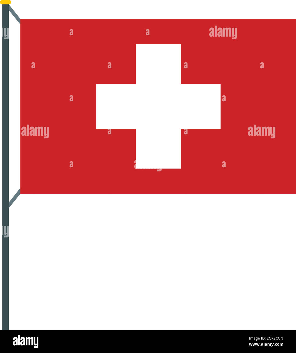 Flag of Switzerland icon, flat style Stock Vector Image & Art - Alamy