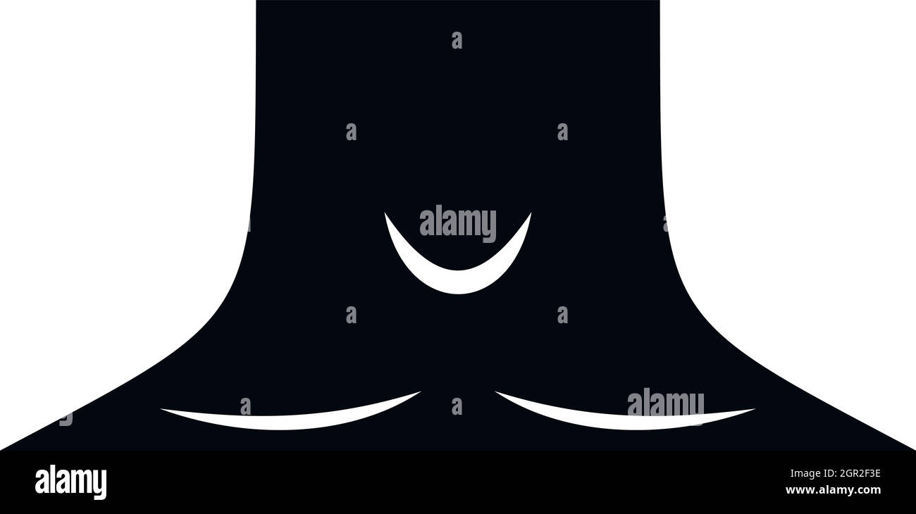 Human neck icon, simple style Stock Vector Image & Art - Alamy