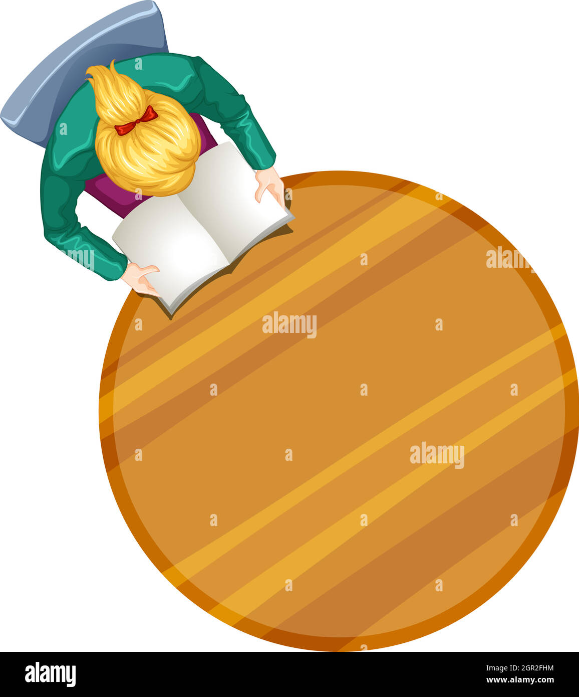 Aerial round table Stock Vector Images - Alamy