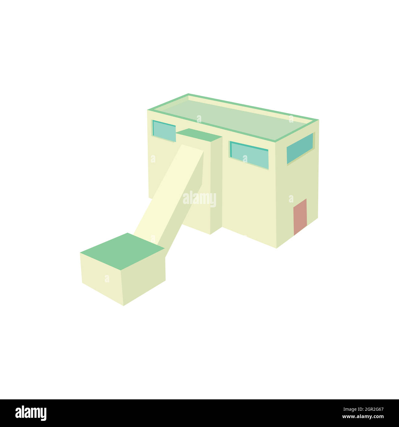 Gas station icon cartoon Cut Out Stock Images & Pictures - Alamy