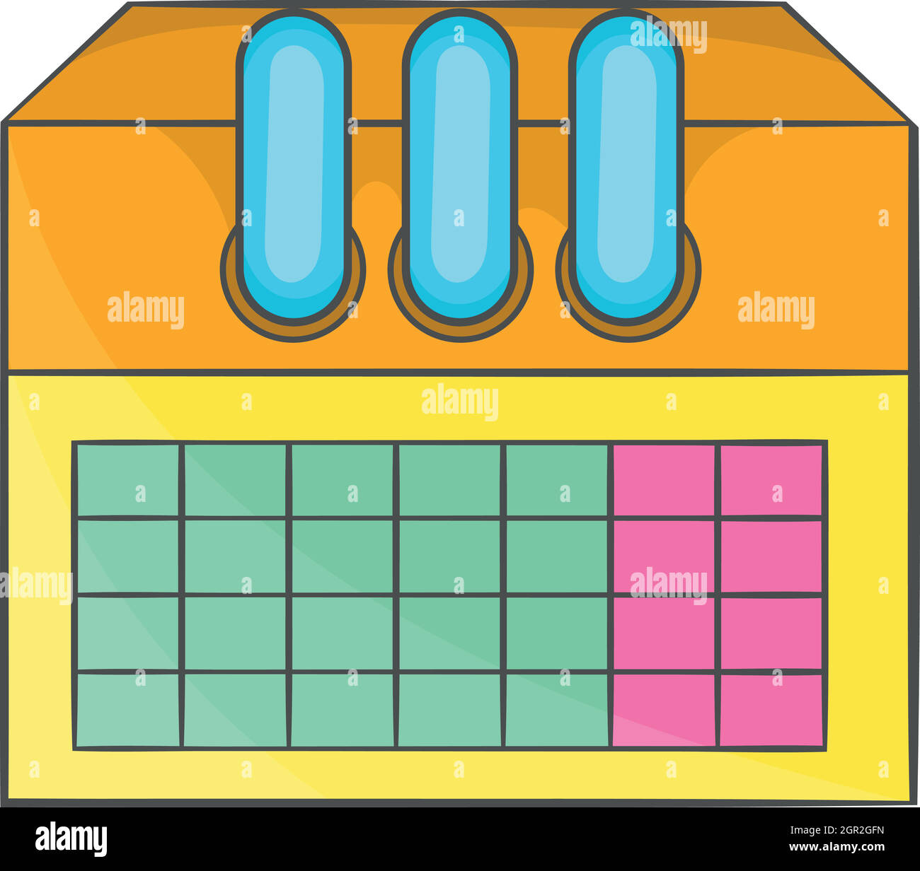 Calendar icon, cartoon style Stock Vector Image & Art - Alamy