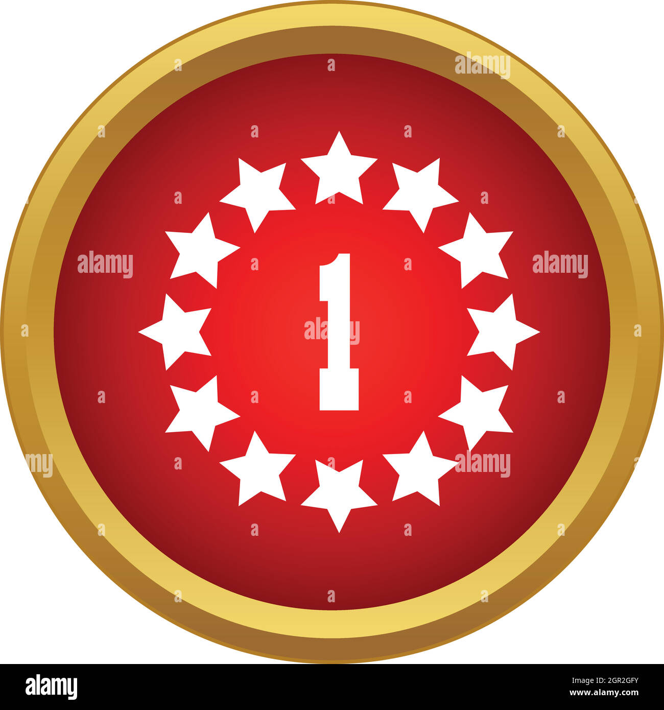 First place icon in simple style Stock Vector Image & Art - Alamy