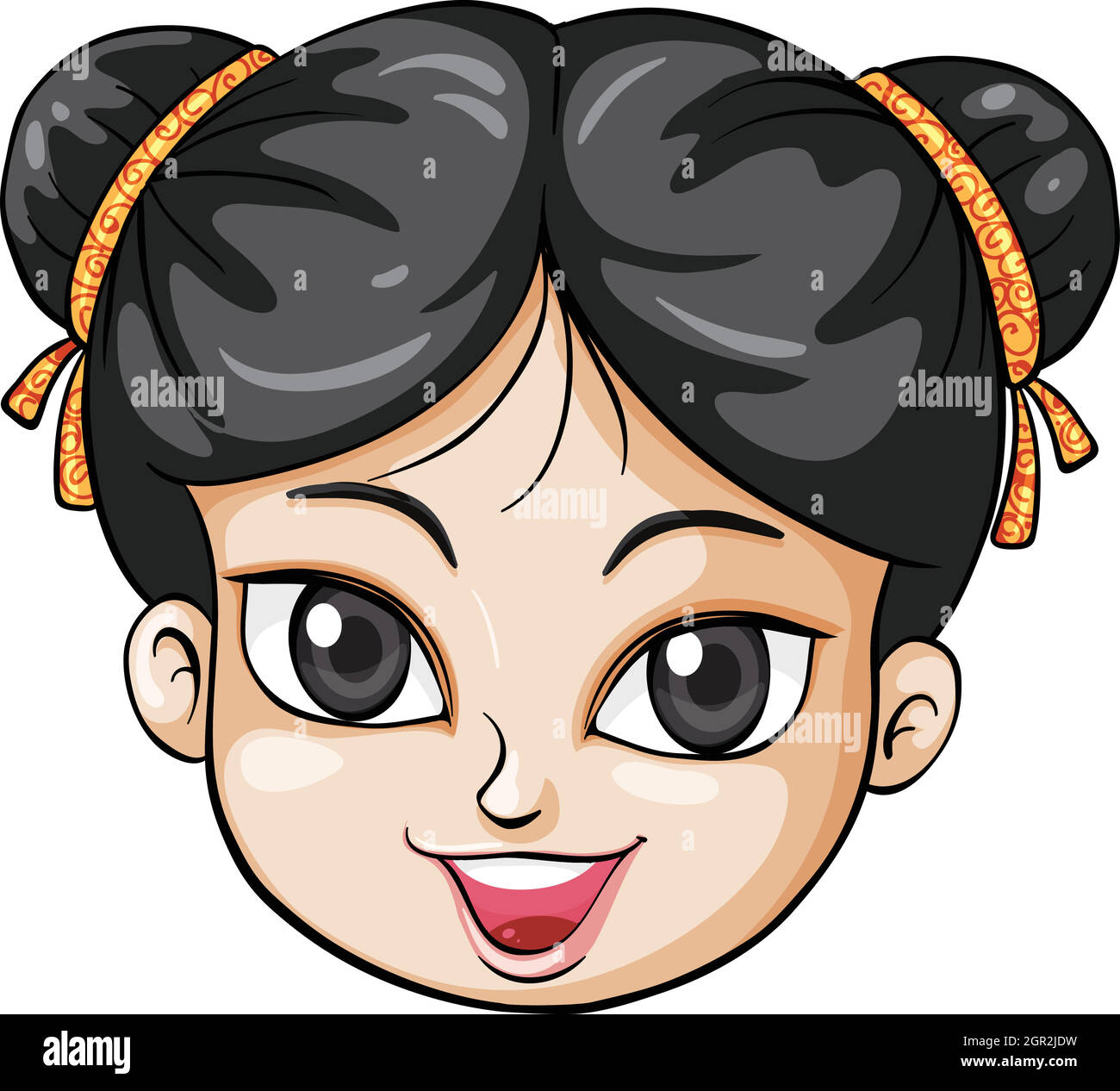 Asian young woman Stock Vector Images - Alamy