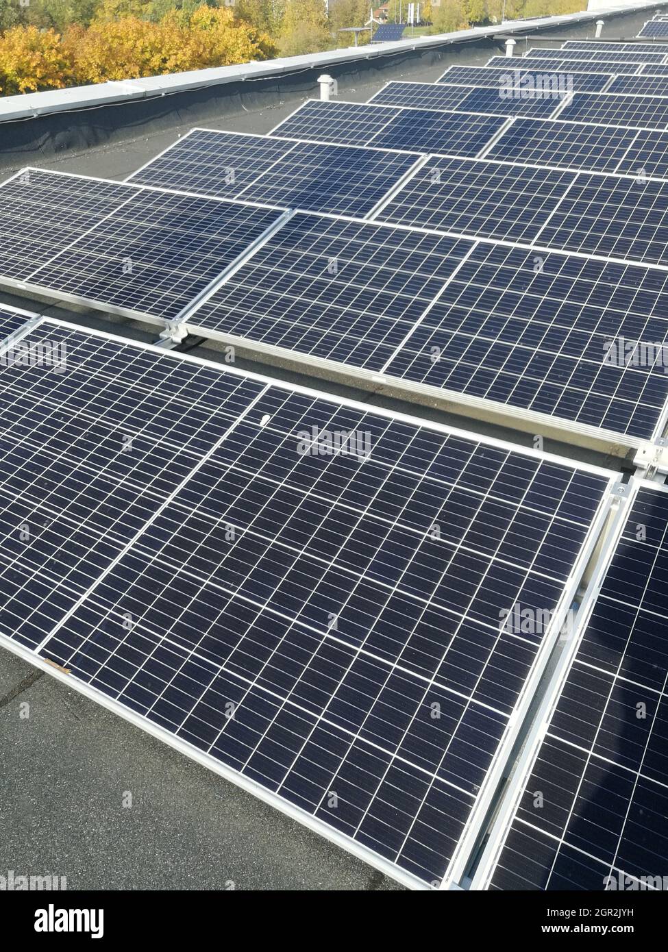 Dark blue solar battery panel for ecological power generation ...