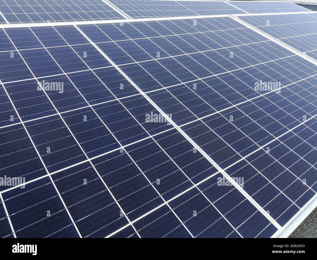 Dark blue solar battery panel for ecological power generation ...