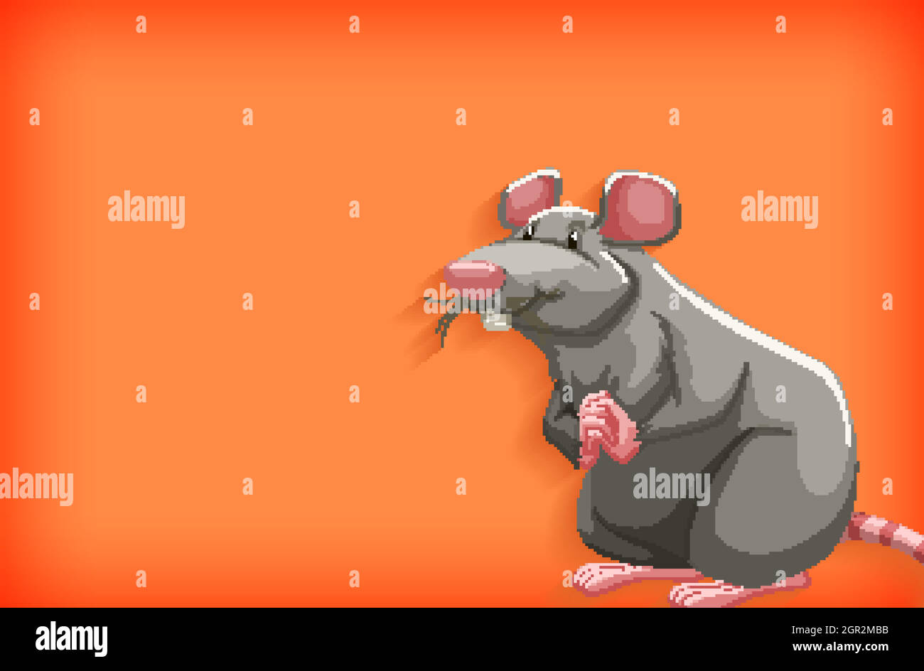 Background template with plain color and gray mouse Stock Vector Image ...