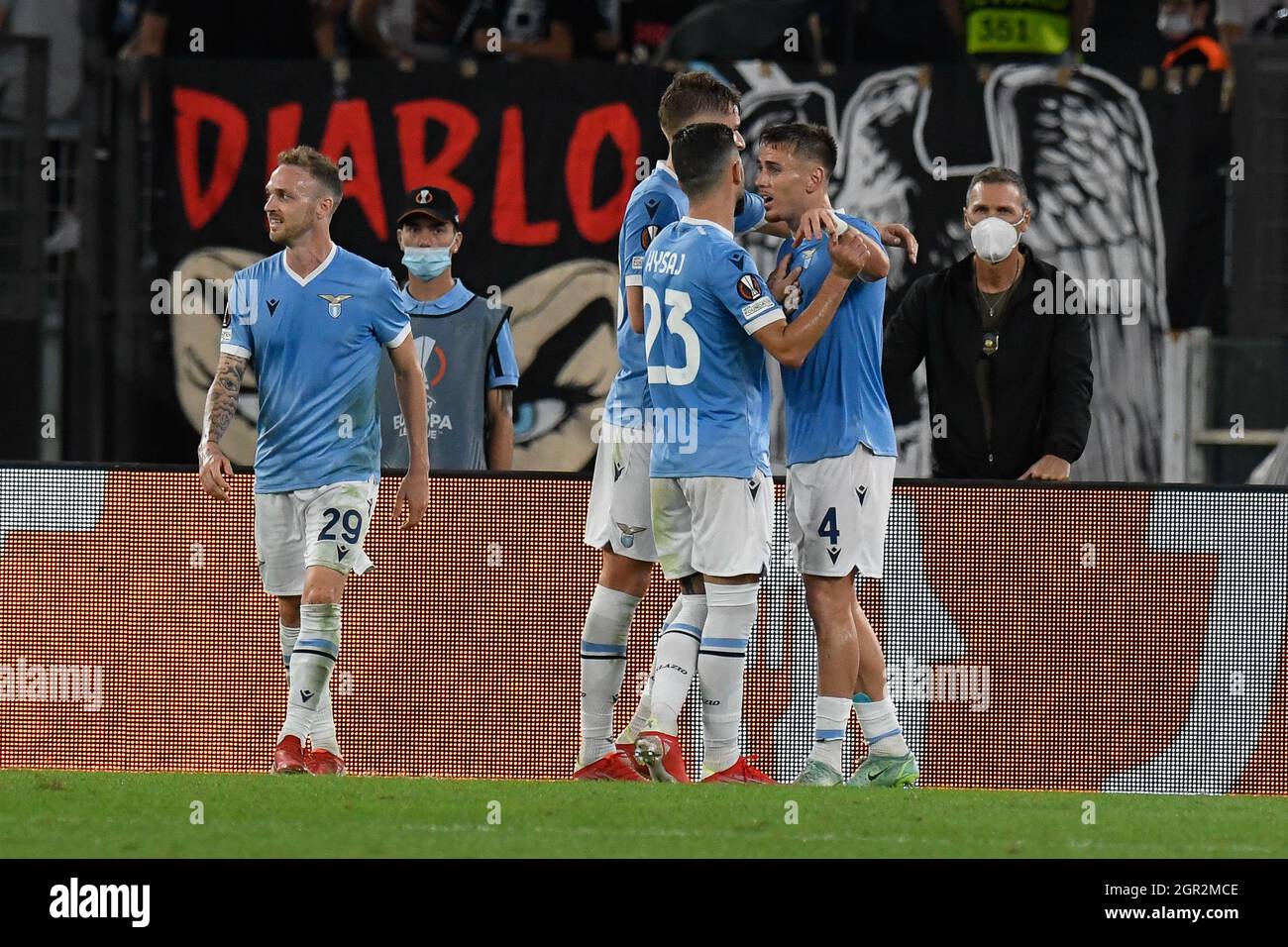 30th September 2021; Stadio Olimpico, Rome, Italy;Europa League ...