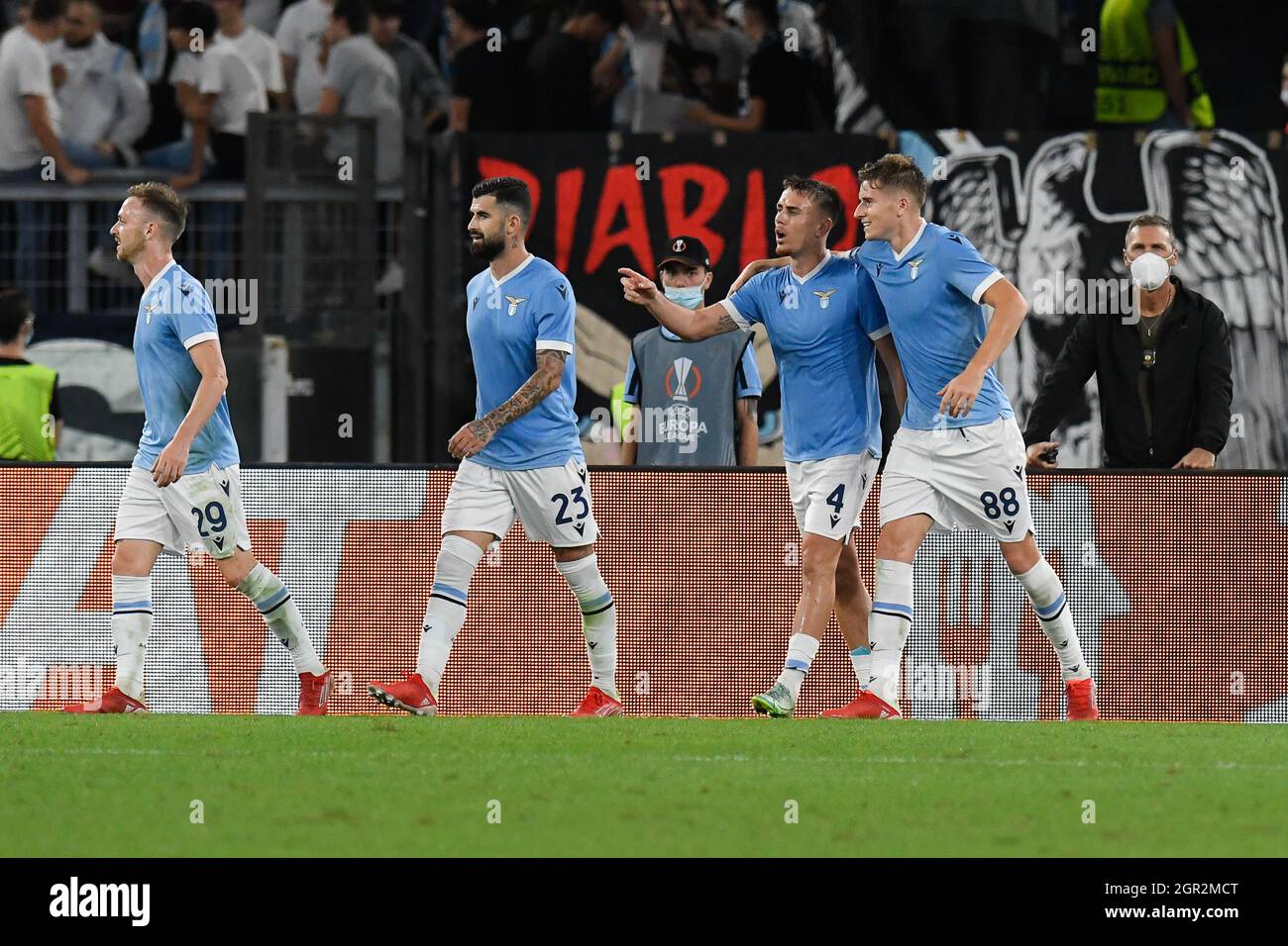 30th September 2021; Stadio Olimpico, Rome, Italy;Europa League ...