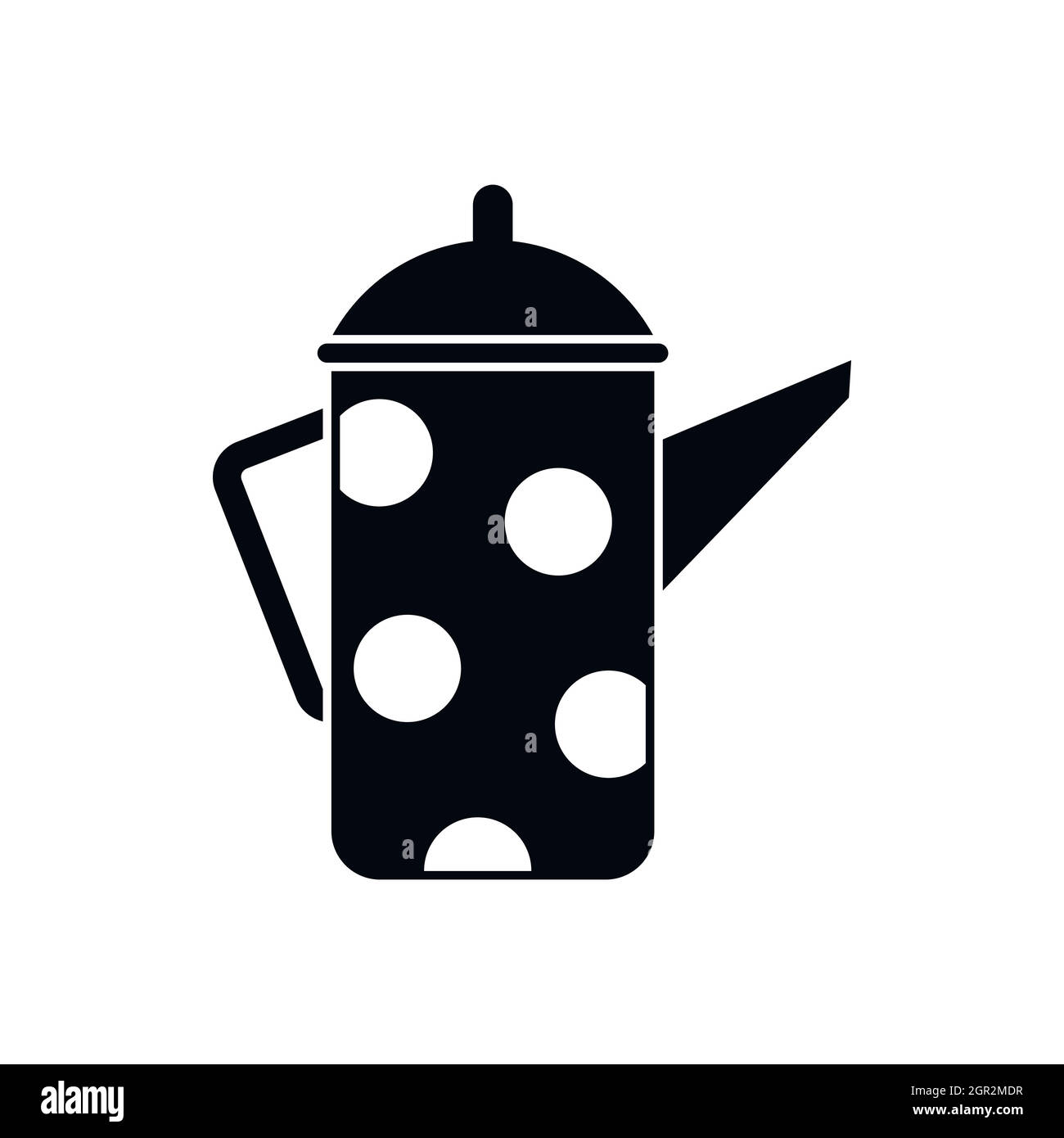 Vector coffee jug Cut Out Stock Images & Pictures - Alamy
