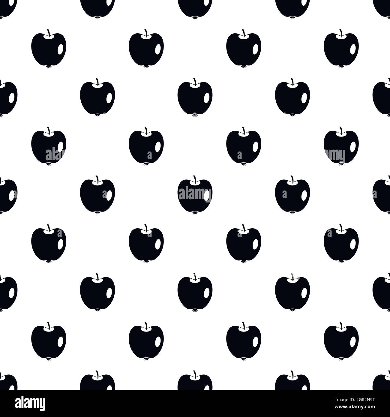 Apple seamless pattern Stock Vector Images - Alamy