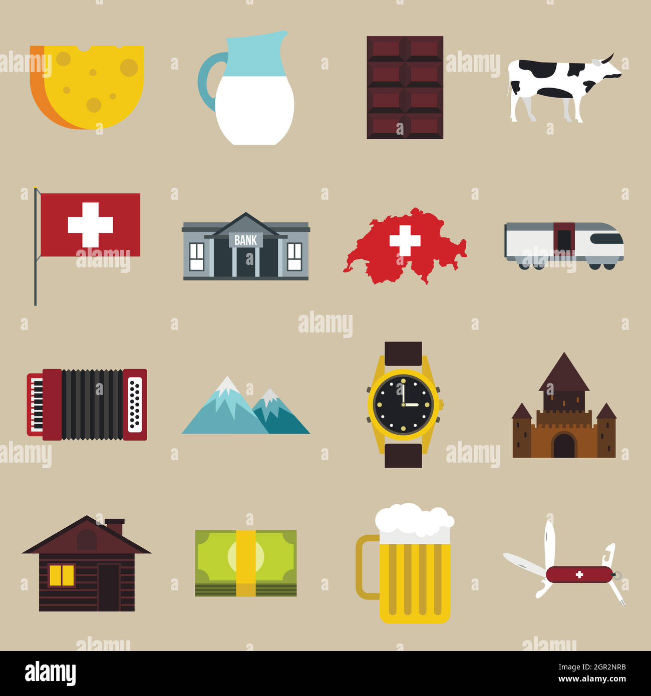 Swiss people Stock Vector Images - Alamy