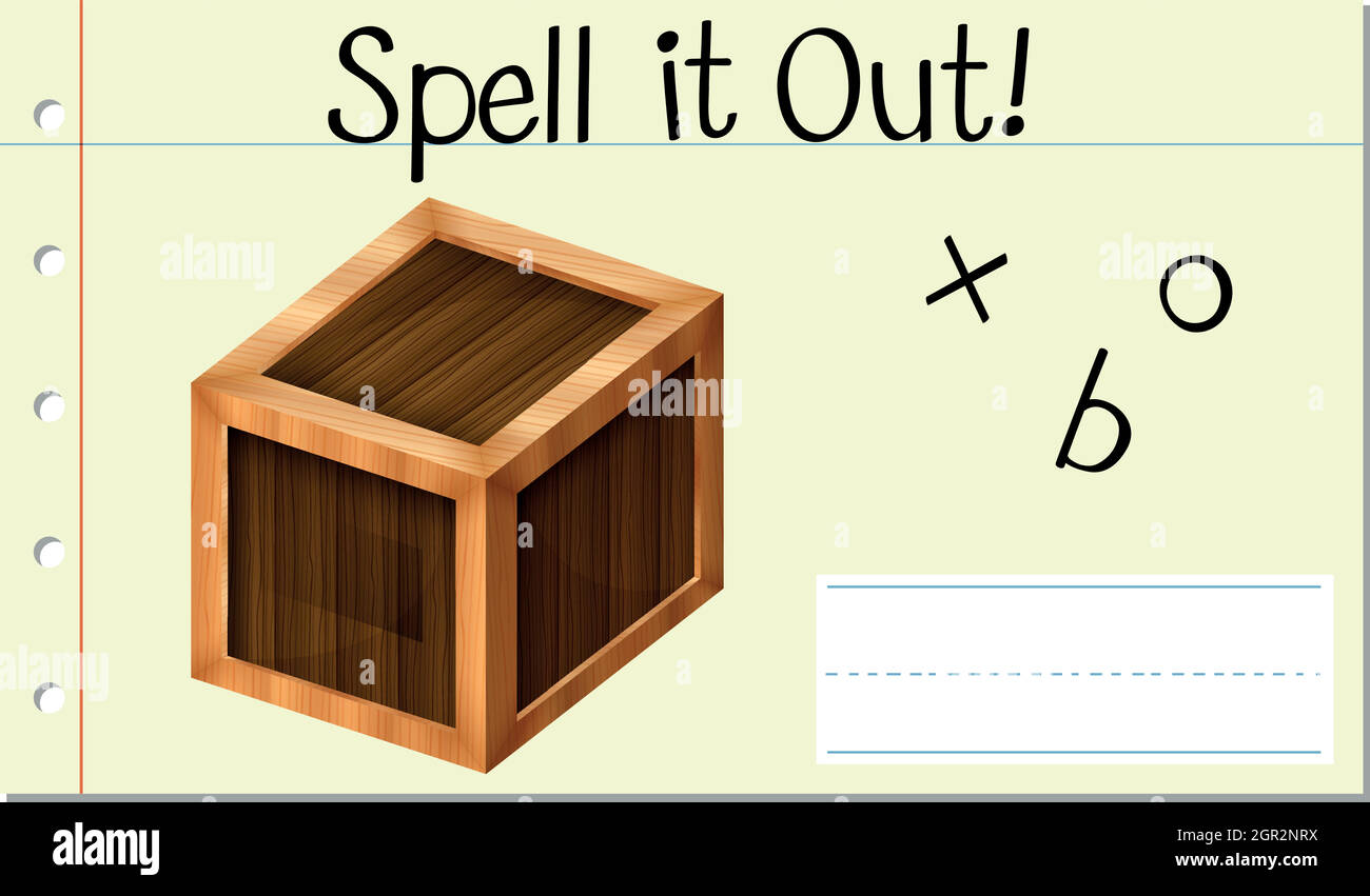 Letter box art Stock Vector Images - Alamy