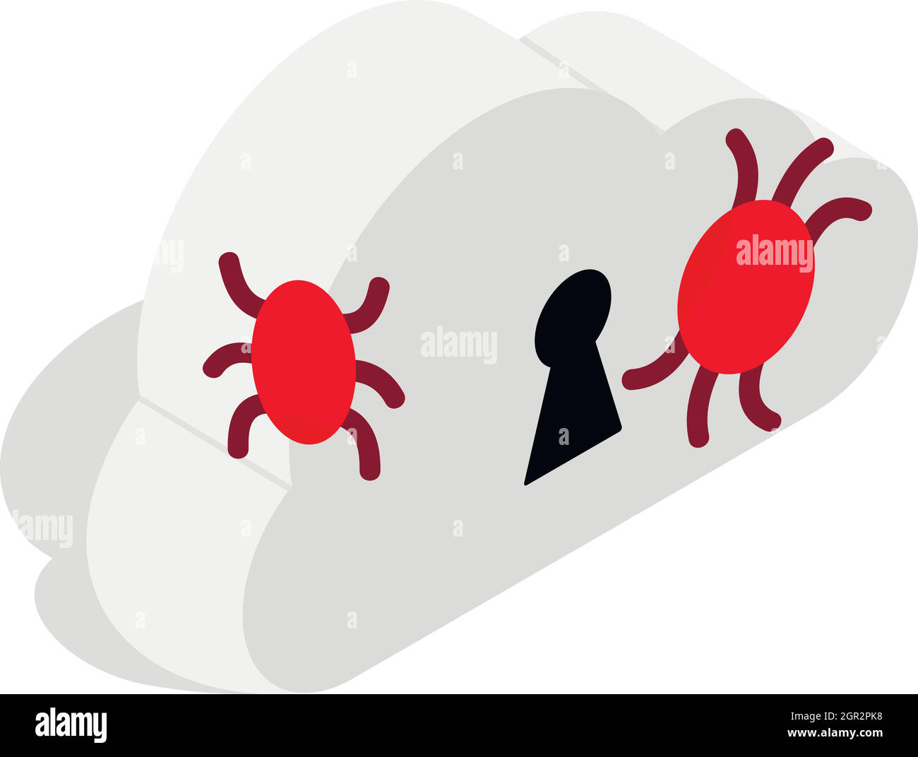 Digital key keyhole Stock Vector Images - Alamy