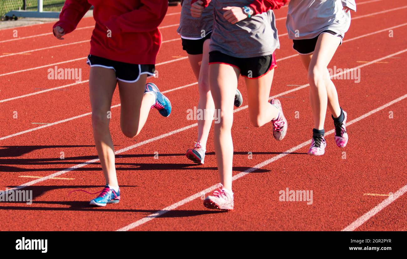 Cross Country Running Children High Resolution Stock Photography and ...