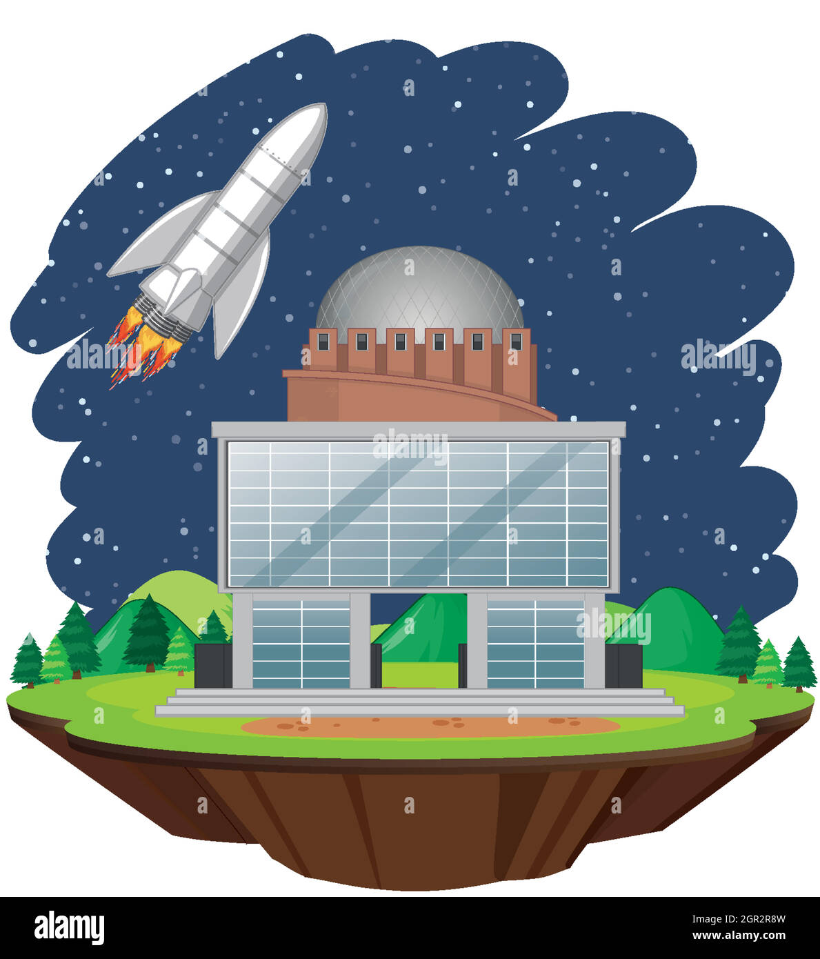 Nature night scene Cut Out Stock Images & Pictures - Alamy