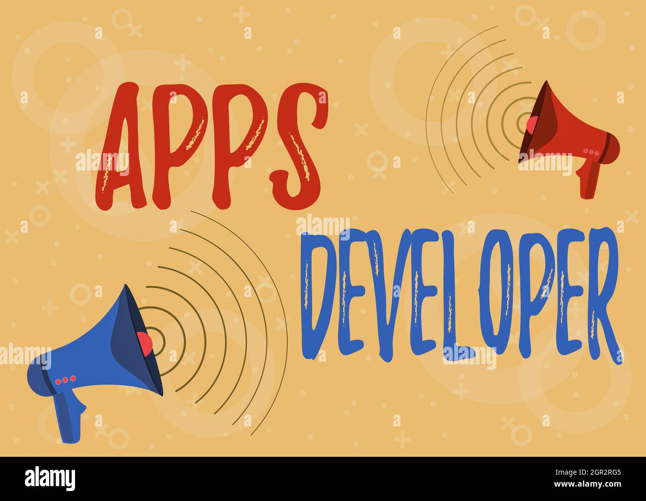 Conceptual Display Apps Developer Concept Meaning Graphic Artist Software Programmer And