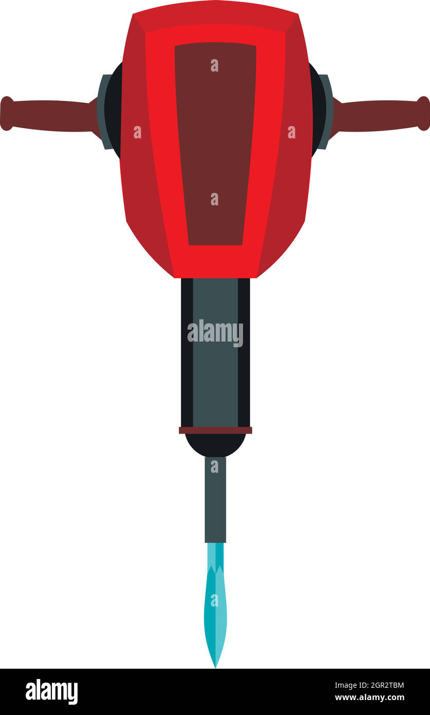 Jackhammer construction tool design Stock Vector Images - Alamy