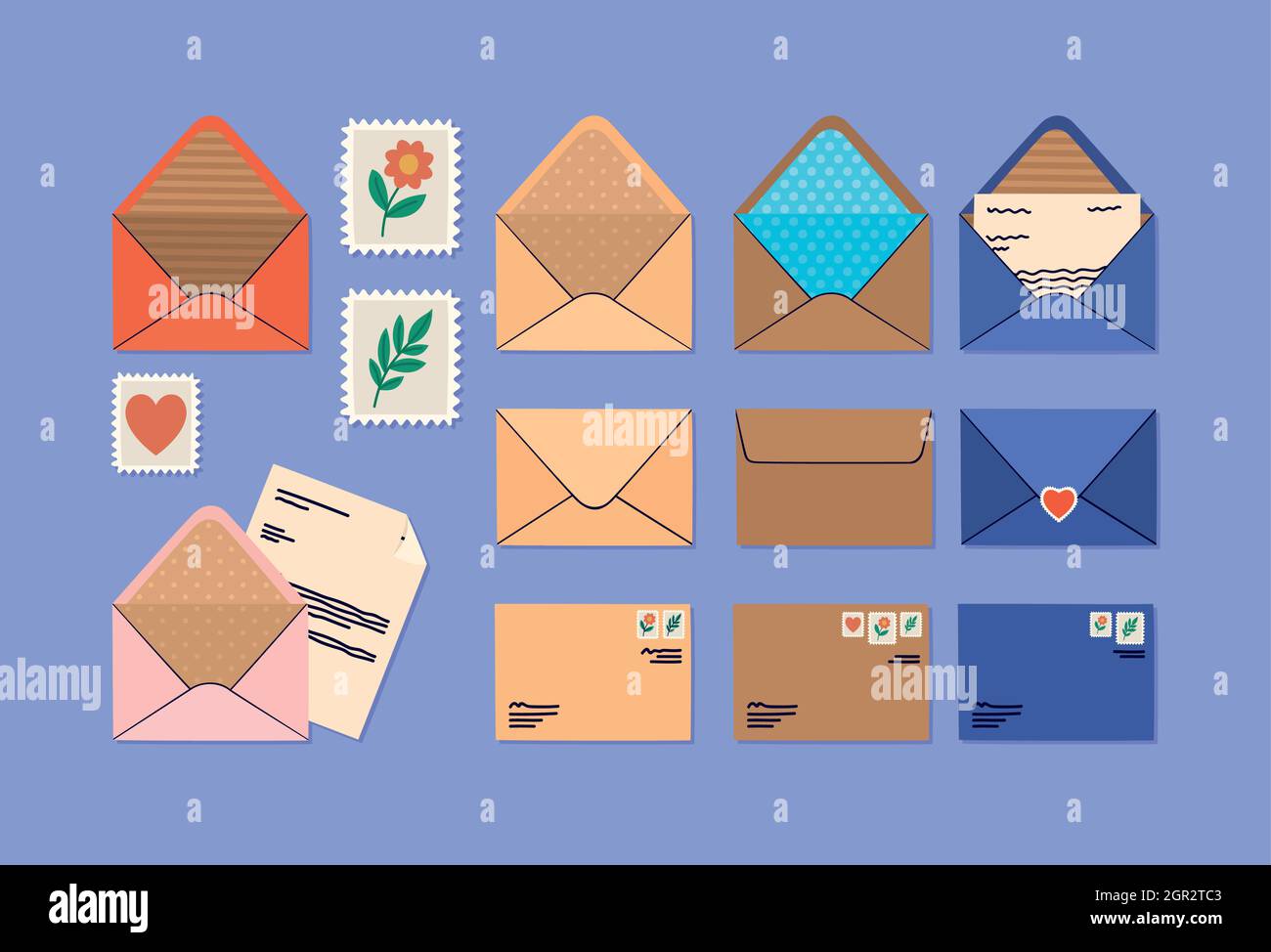 pretty letter items Stock Vector Image & Art - Alamy