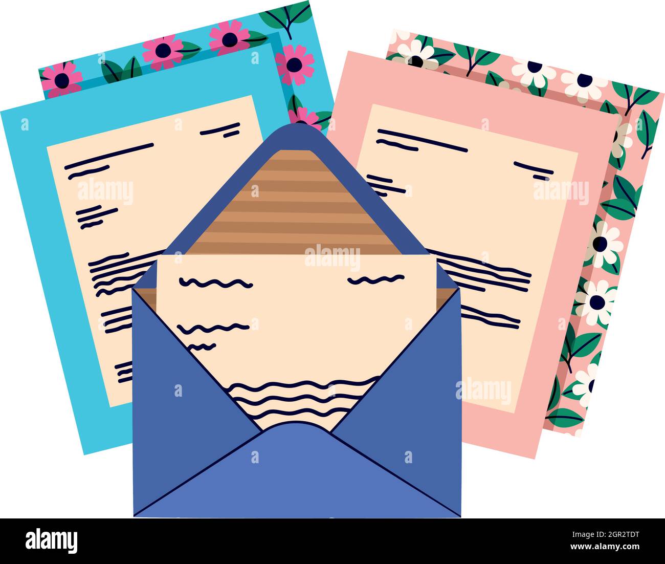 nice letters illustration Stock Vector Image & Art - Alamy