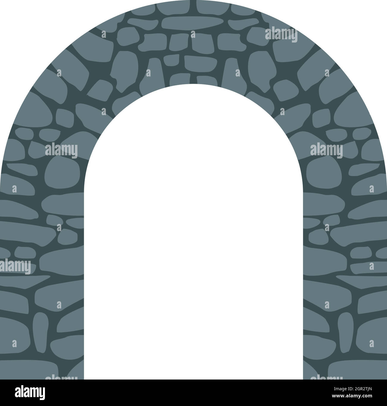 Stone arch icon in flat style Stock Vector Image & Art - Alamy
