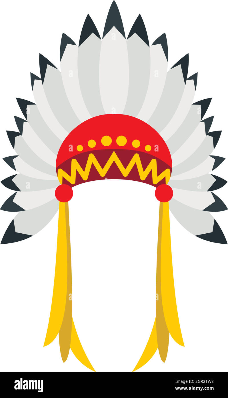 Native American indian headdress icon Stock Vector Image & Art - Alamy