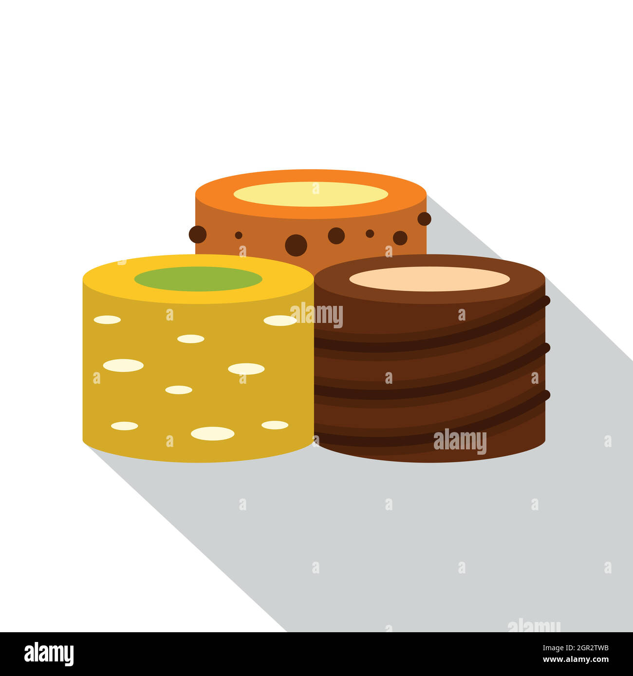 Traditional turkish delight food Stock Vector Images - Alamy