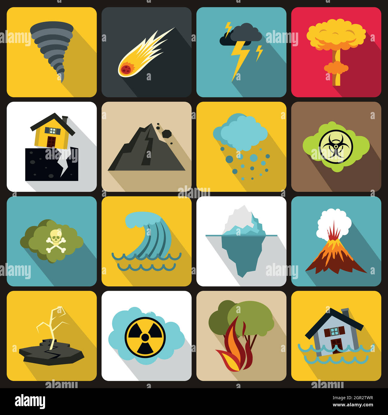 Natural disaster typhoon Stock Vector Images - Alamy