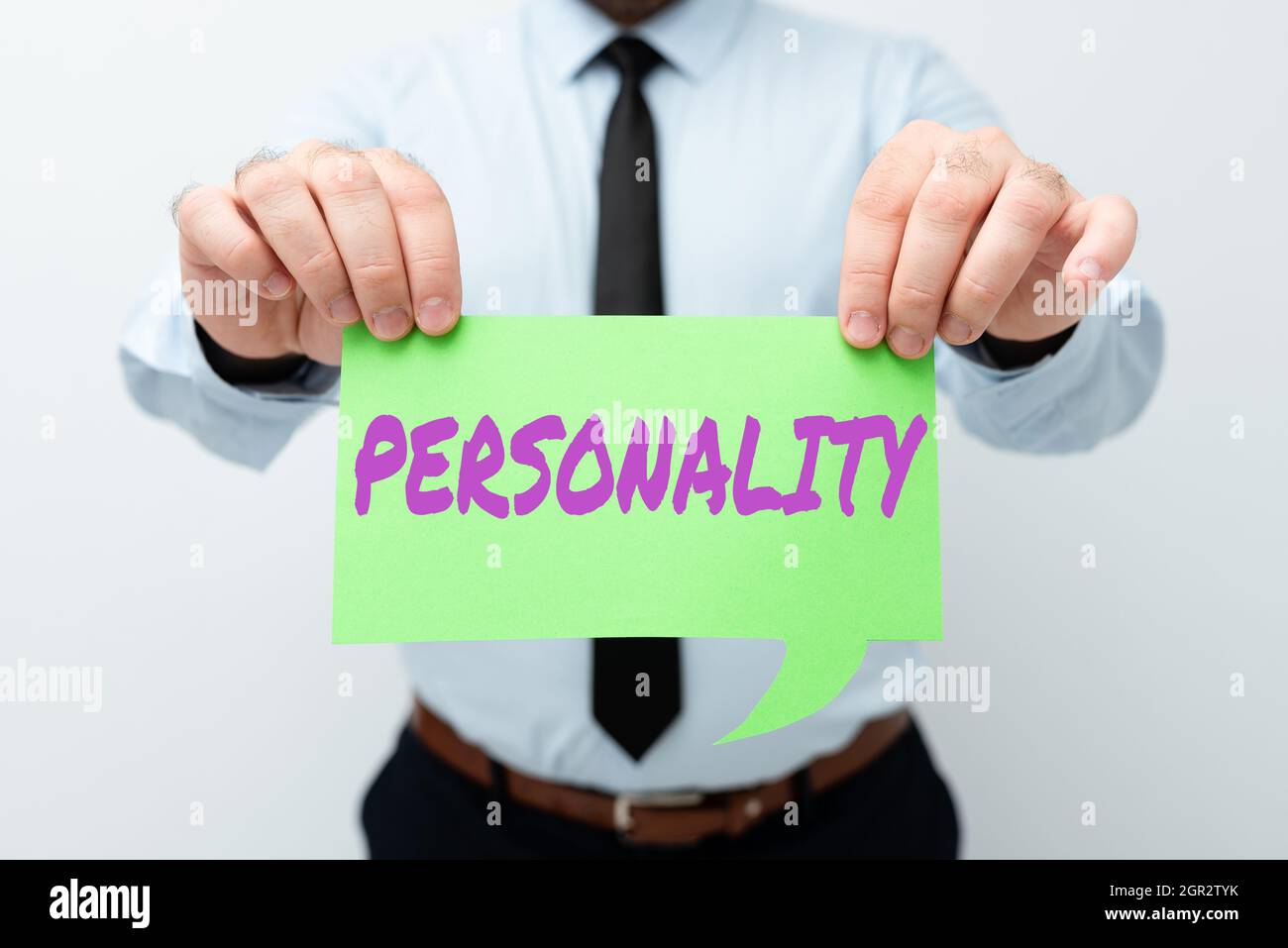 Handwriting text Personality. Conceptual photo combination ...