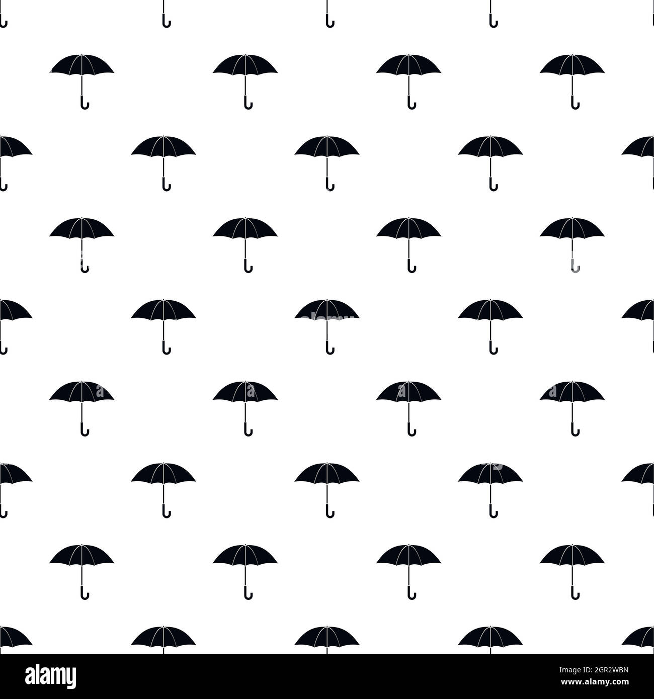 Umbrella pattern, simple style Stock Vector Image & Art - Alamy