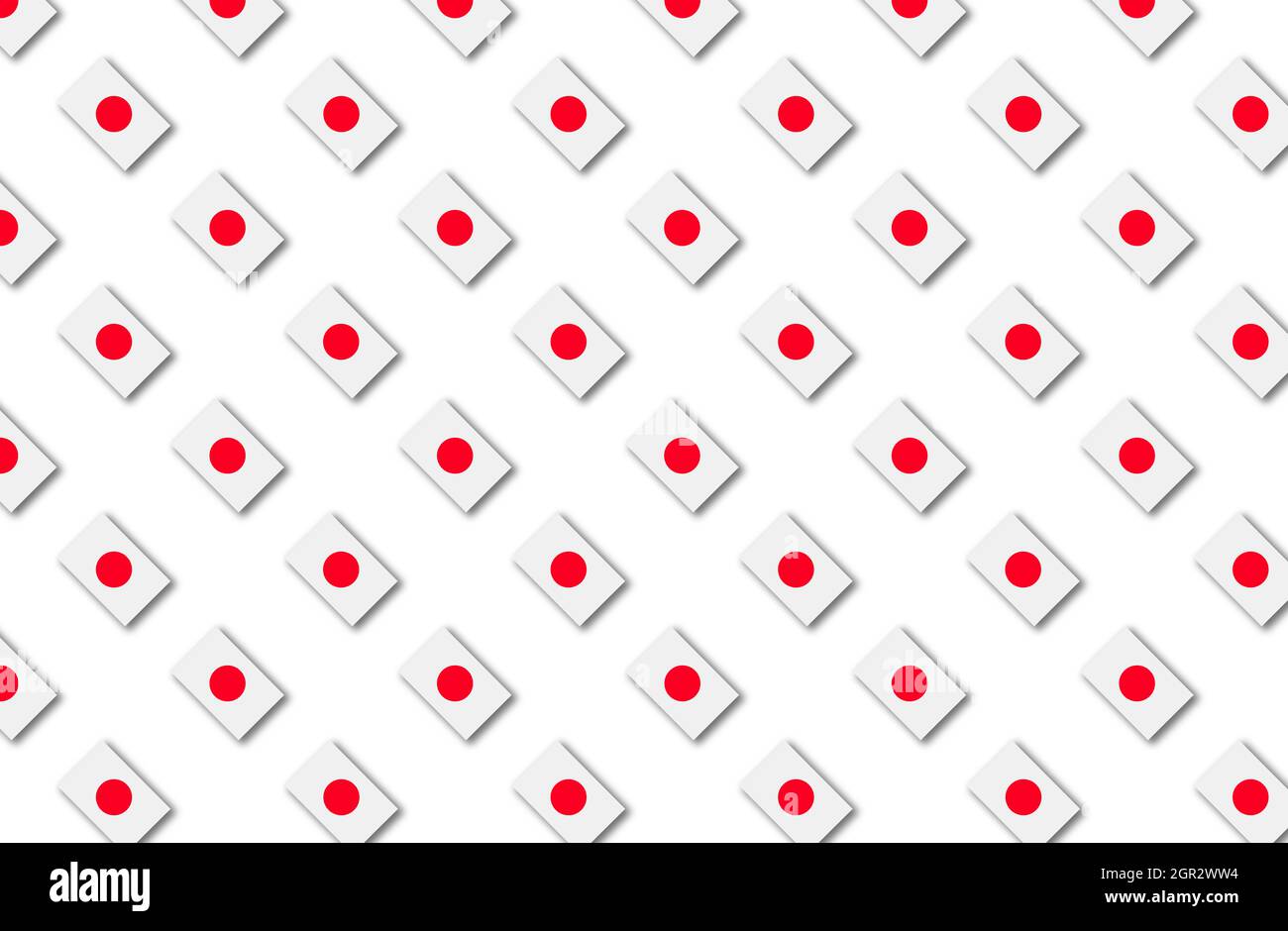 Illustration with Japanese flag patterns - background or wallpaper ...