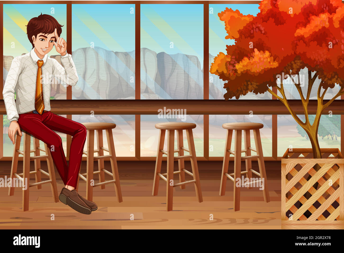 Restaurant office Stock Vector Images - Alamy