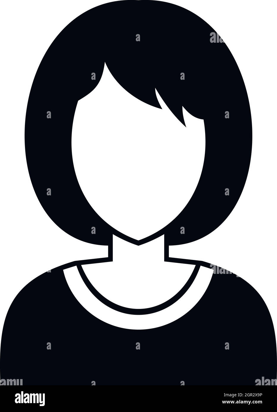 Young woman avatar icon, simple style Stock Vector Image & Art - Alamy