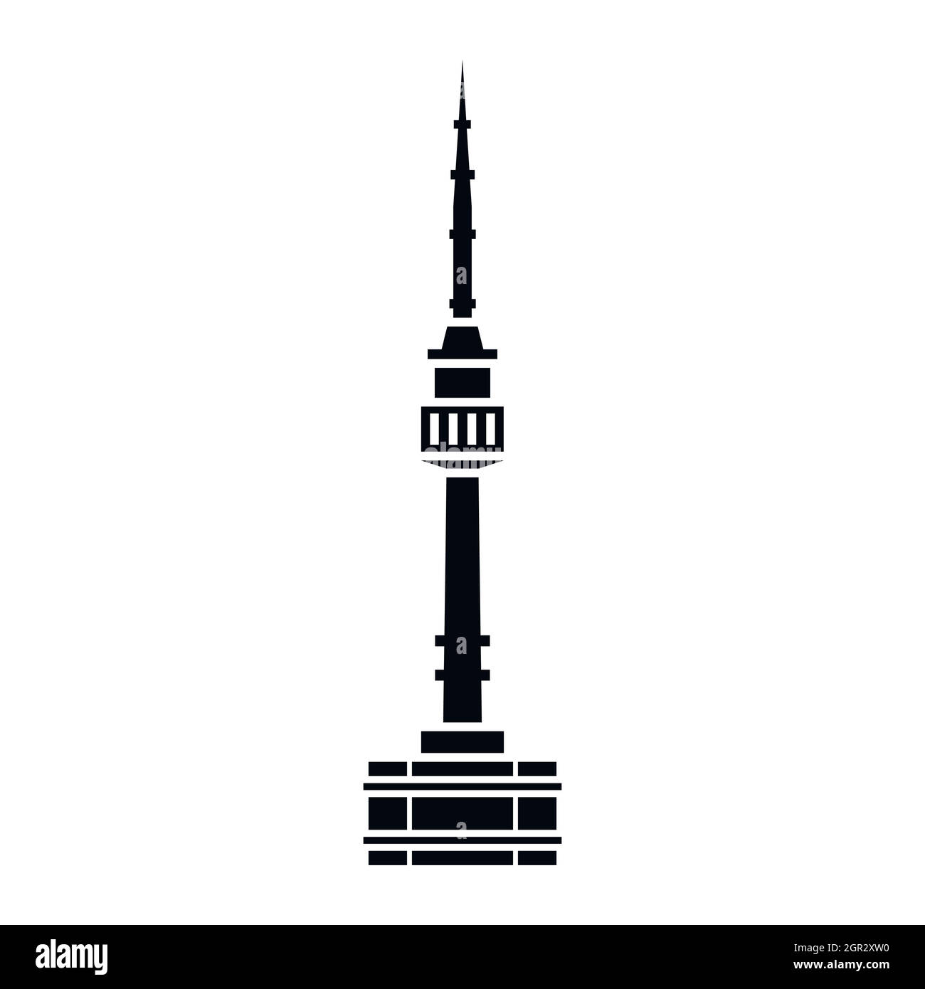 Namsan tower in Seoul icon, simple style Stock Vector Image & Art - Alamy