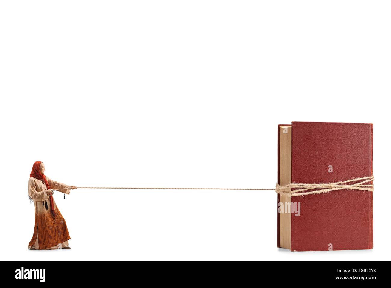 Woman tied rope hi-res stock photography and images - Alamy